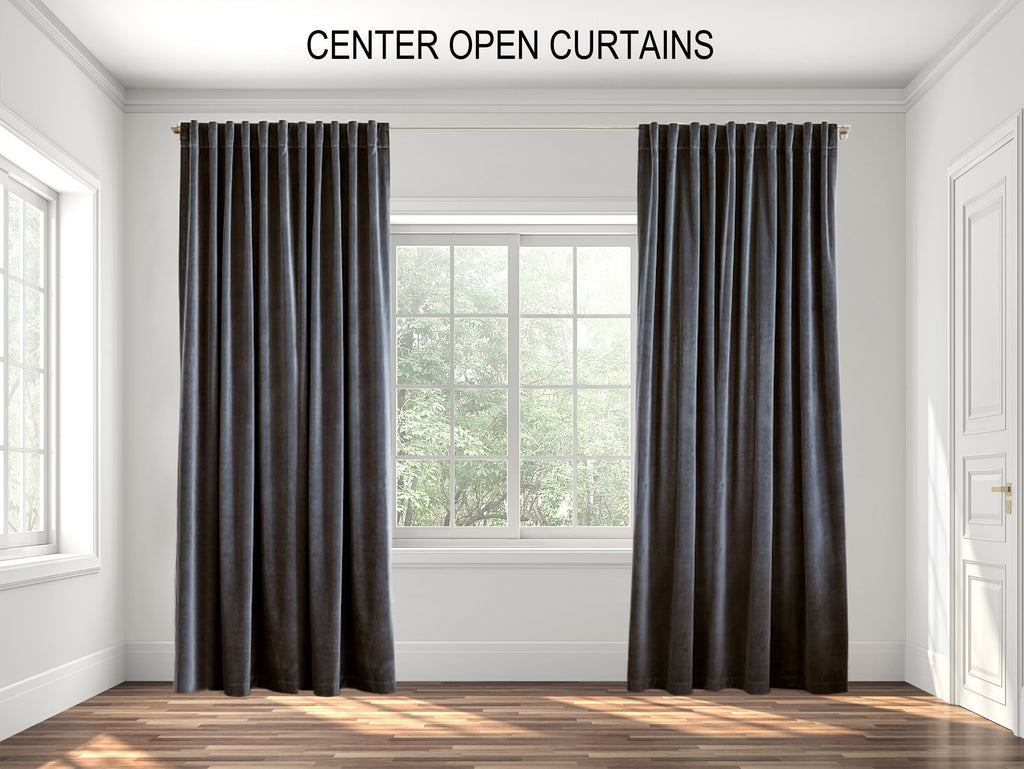 Wave Channel Curtain Rod, 28mm Black 1.0m-5.0m – Curtain Hardware ...