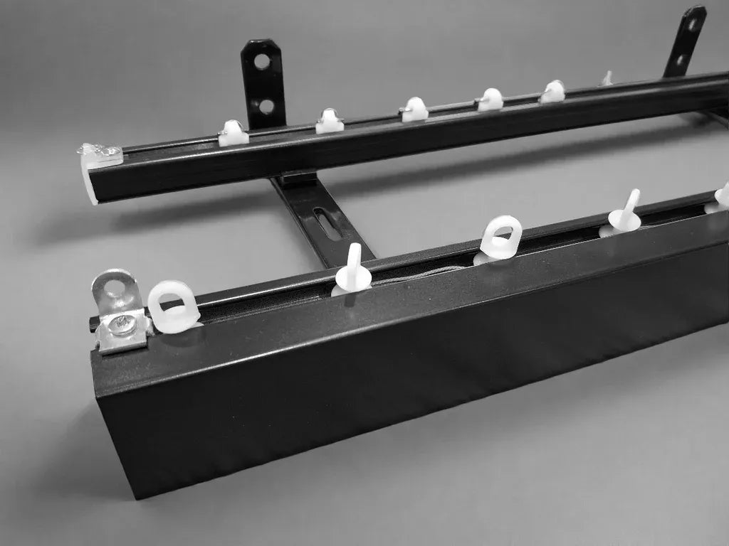 Double Linear Channel Curtain Track, 50mm – Curtain Hardware & Blinds Co.